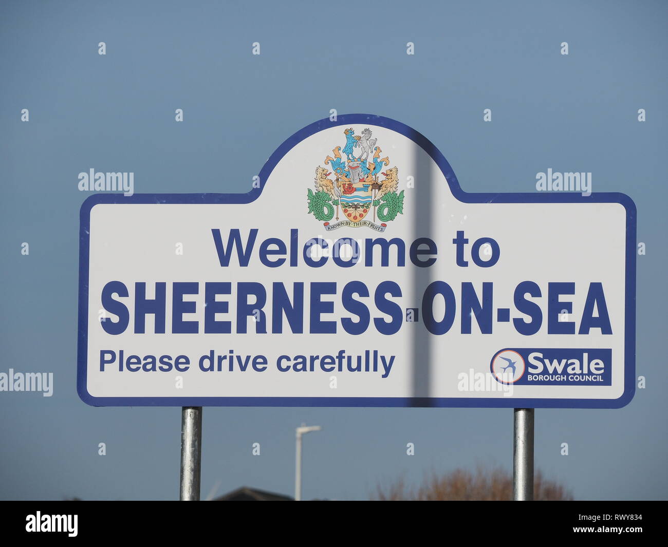 Welcome to sheerness sign hi-res stock photography and images - Alamy