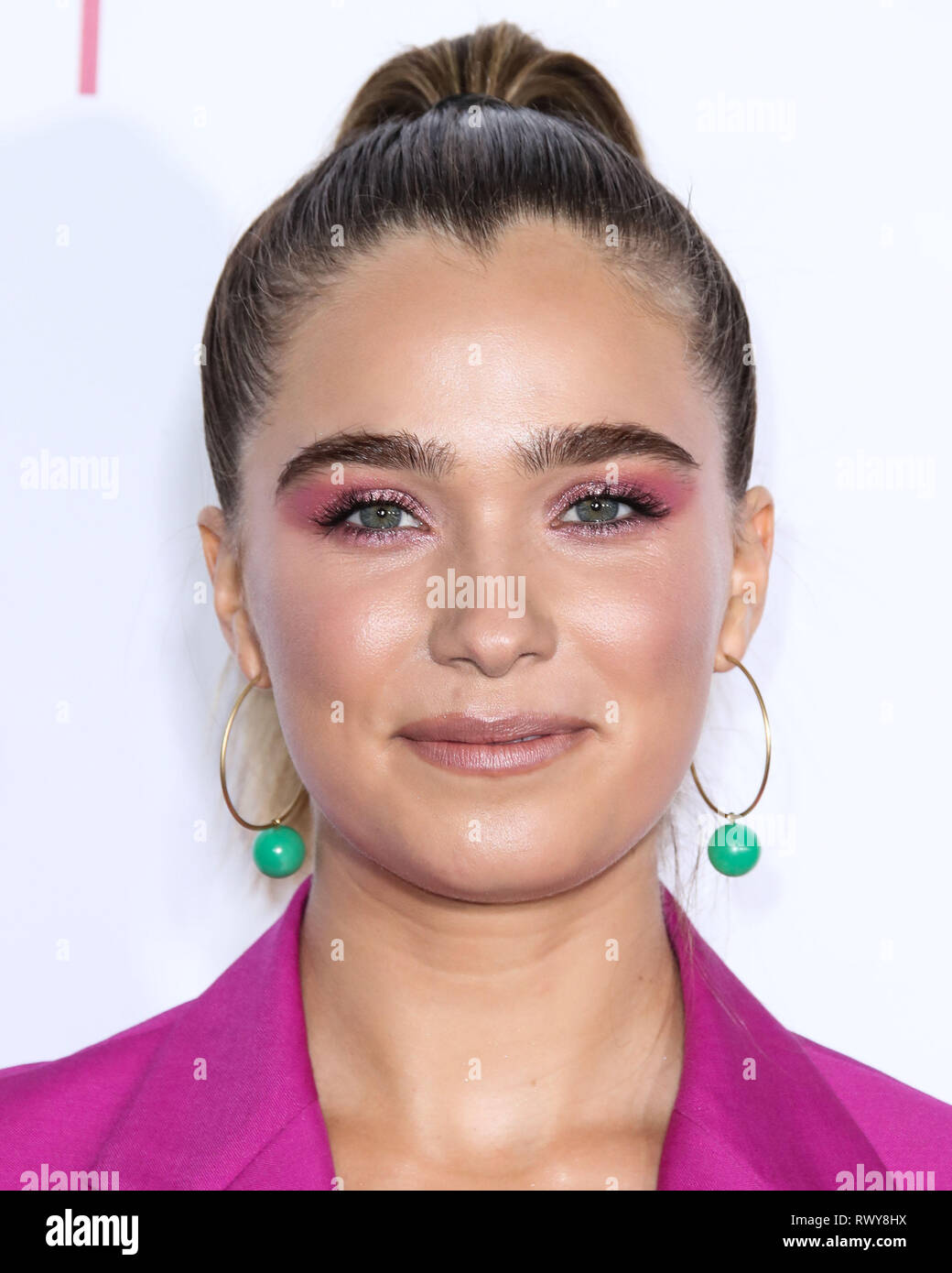 WESTWOOD, LOS ANGELES, CA, USA - MARCH 07: Actress Haley Lu Richardson ...