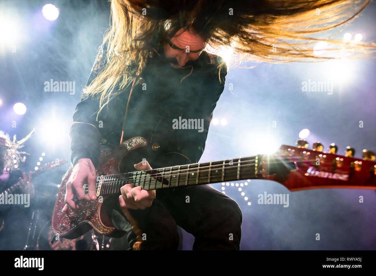 Norway, Bergen - March 7, 2019. The Swedish heavy metal band Avatar ...