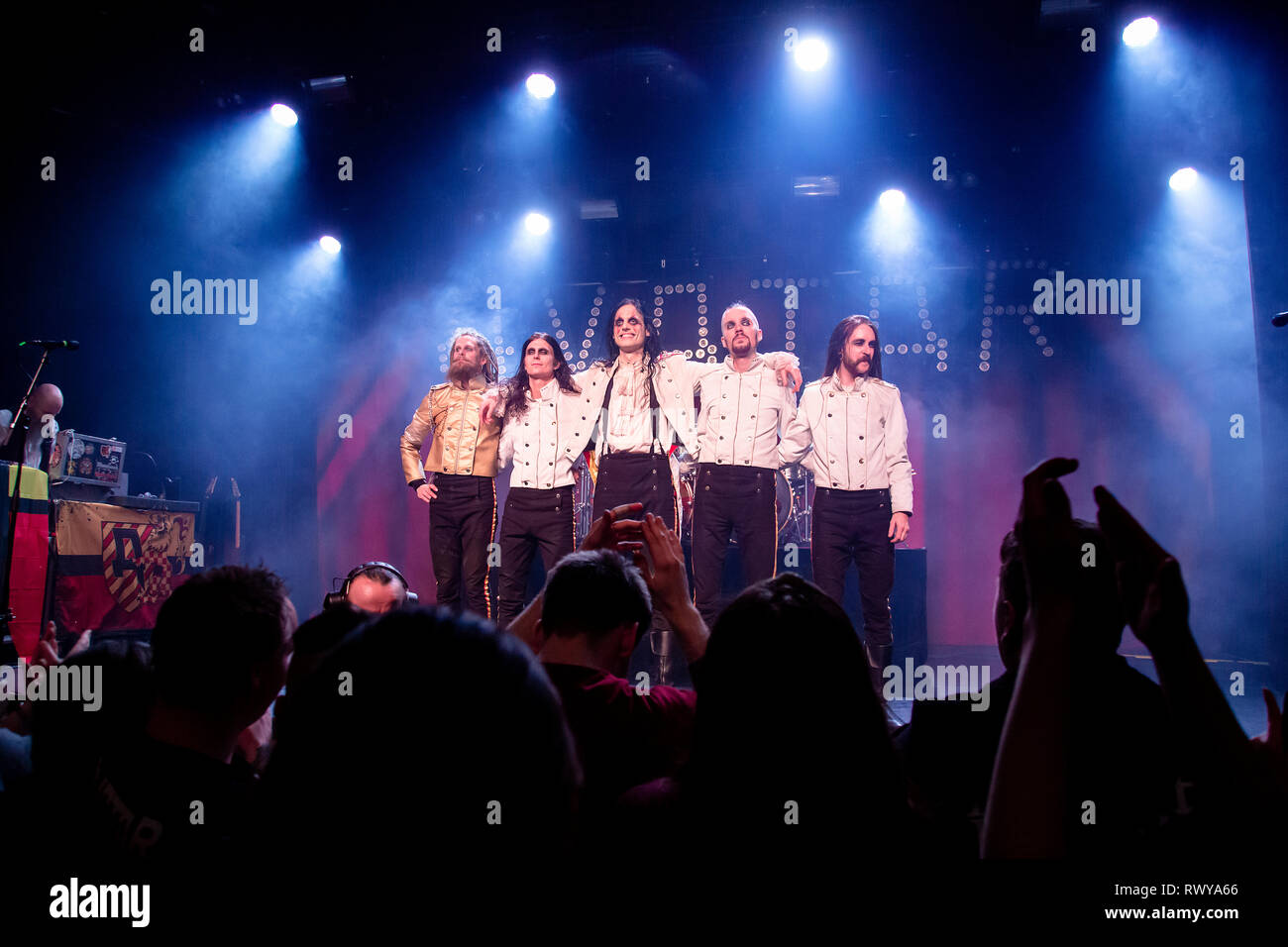 Norway, Bergen - March 7, 2019. The Swedish heavy metal band Avatar ...
