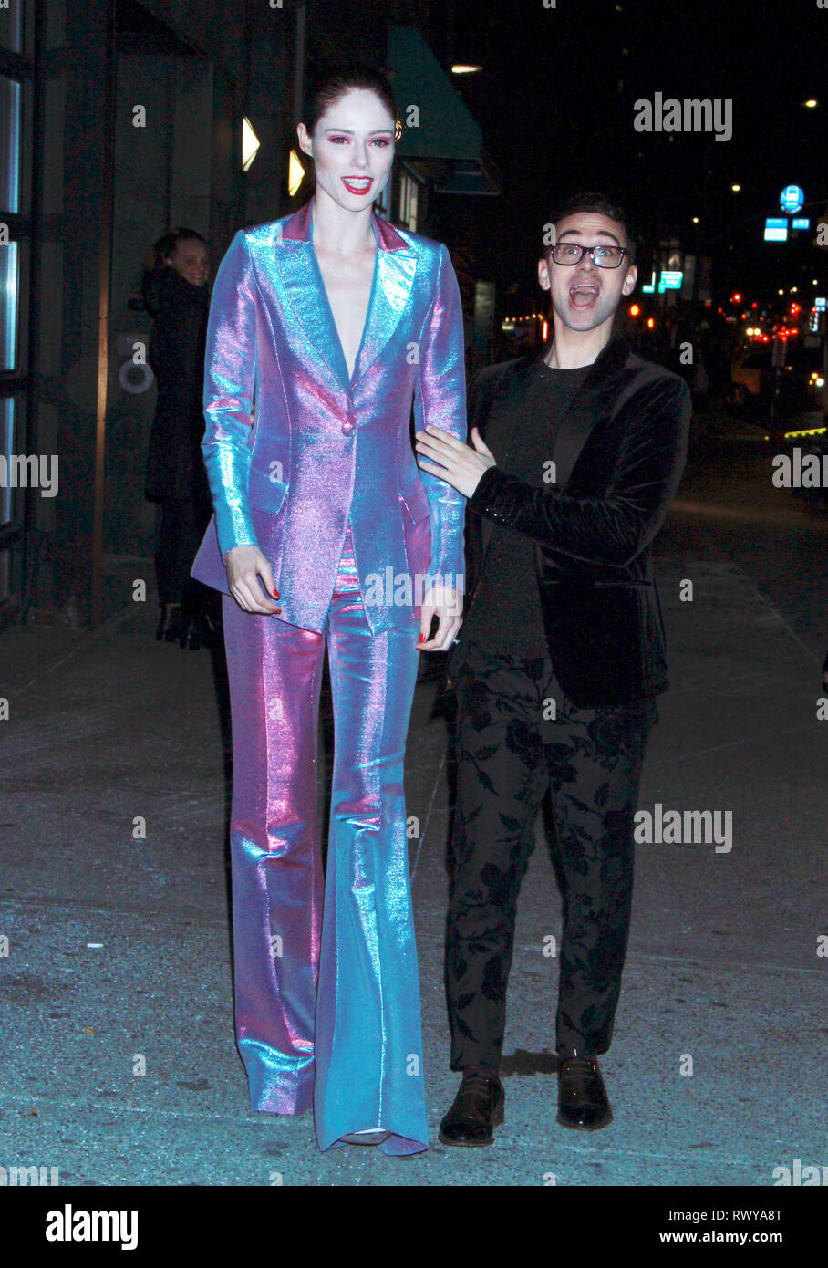 New York, NY, USA. 07th Mar, 2019. Coco Rocha, Christian Siriano ...
