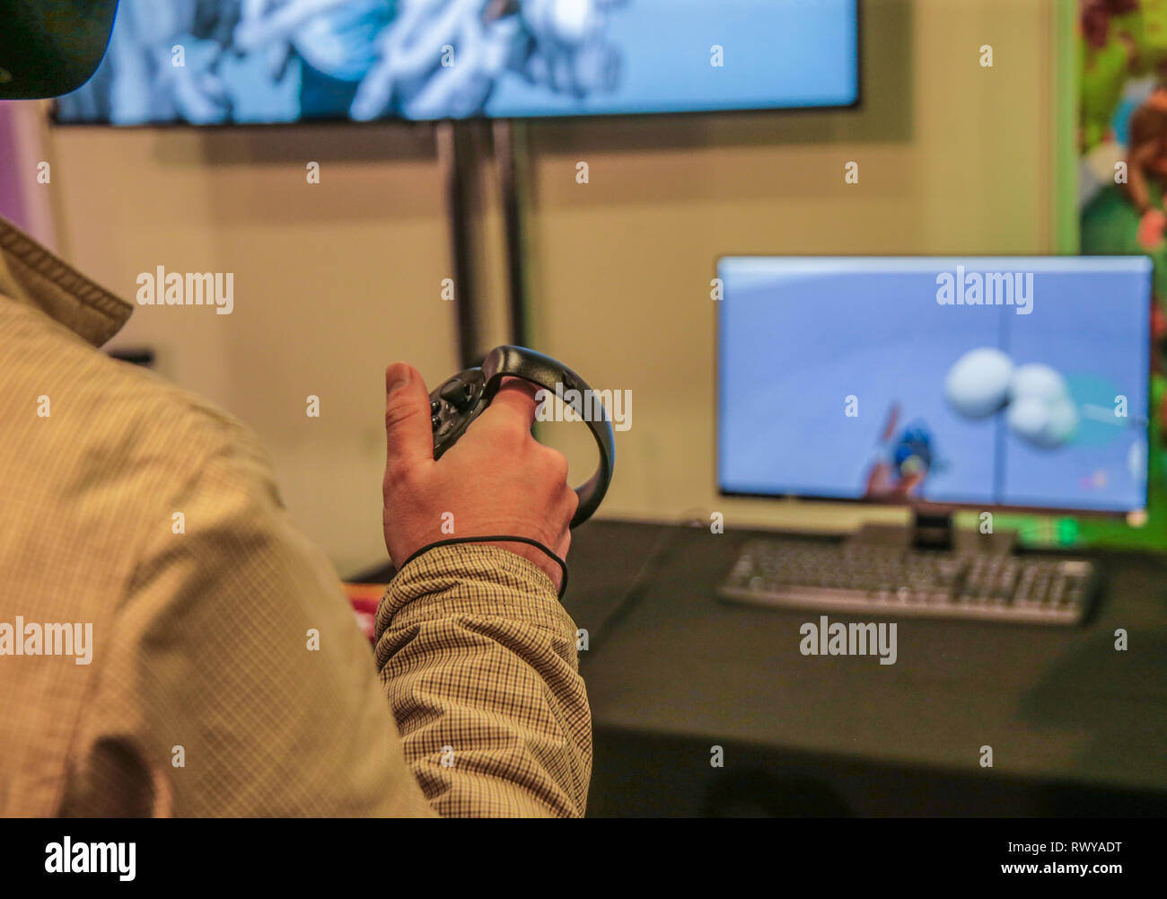 London, UK. 08th Mar, 2019. Vertex, where the world of computer ...