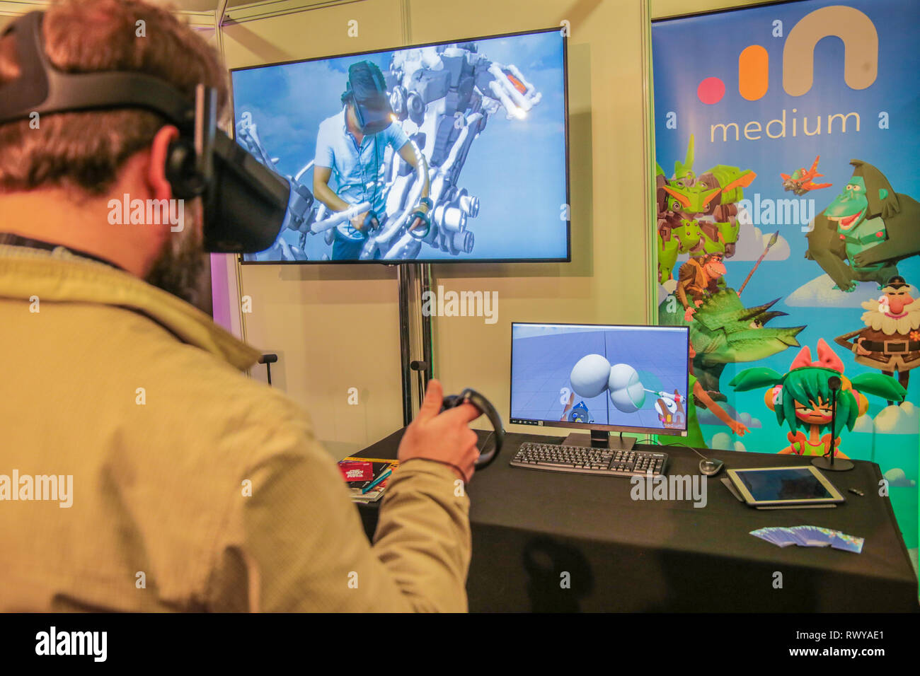 London, UK. 08th Mar, 2019. Vertex, where the world of computer ...