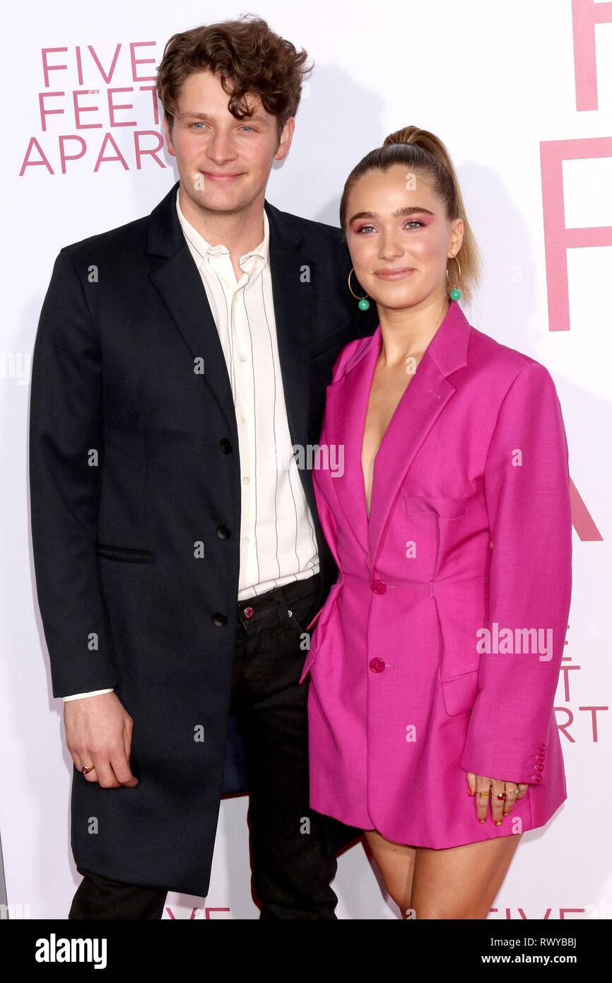 Los Angeles, CA, USA. 7th Mar, 2019. Brett Dier, Haley Lu Richardson at ...