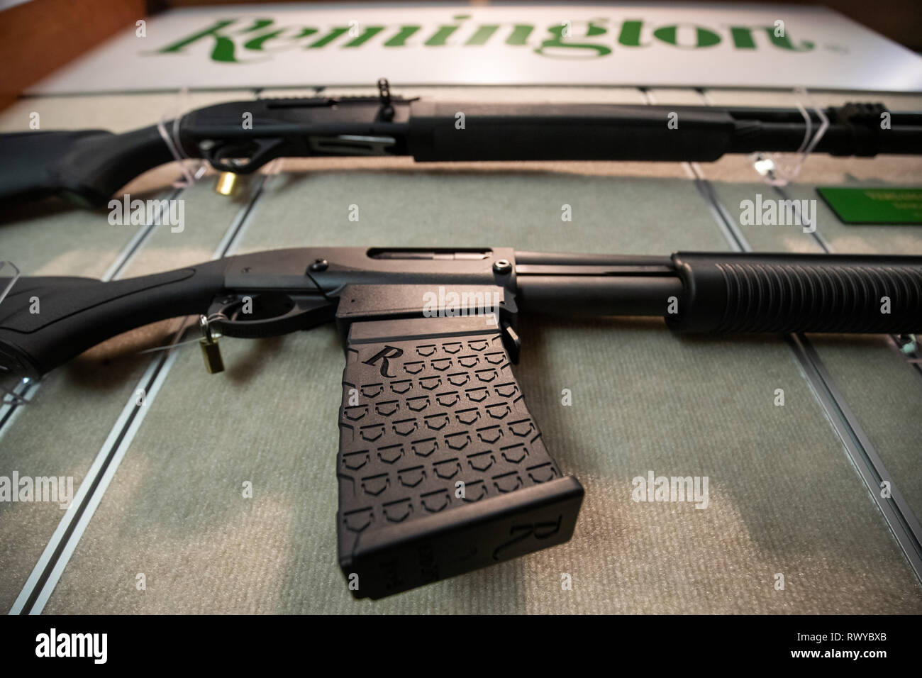 Nürnberg, Bavaria, Germany. 8th Mar 2019. Rifles from the US ...