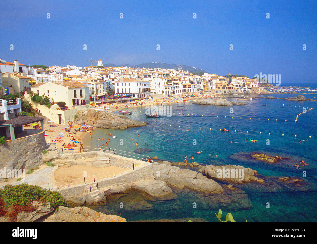 Calella de mar beach spain hi-res stock photography and images - Alamy