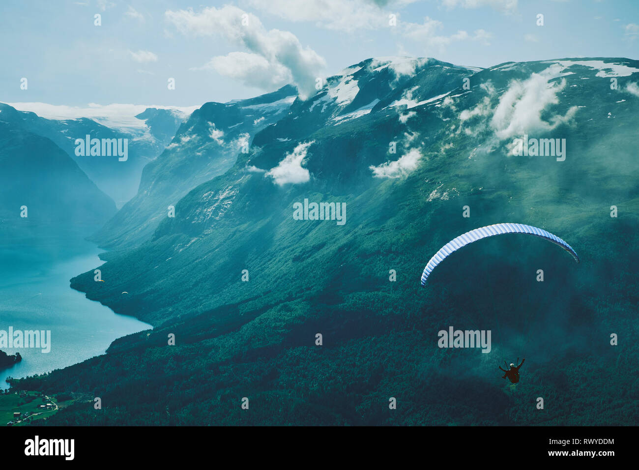 Mount hoven above nordfjord hi-res stock photography and images - Alamy