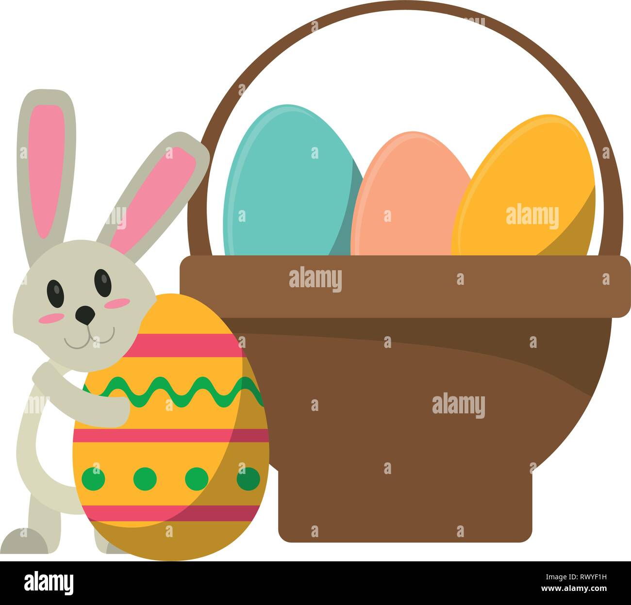 Easter day cute cartoons Stock Vector Image & Art - Alamy
