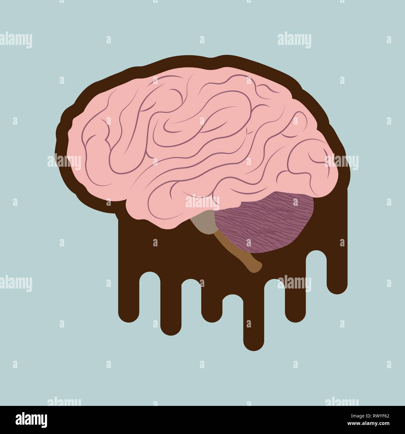 Cartoon Brain Lesion