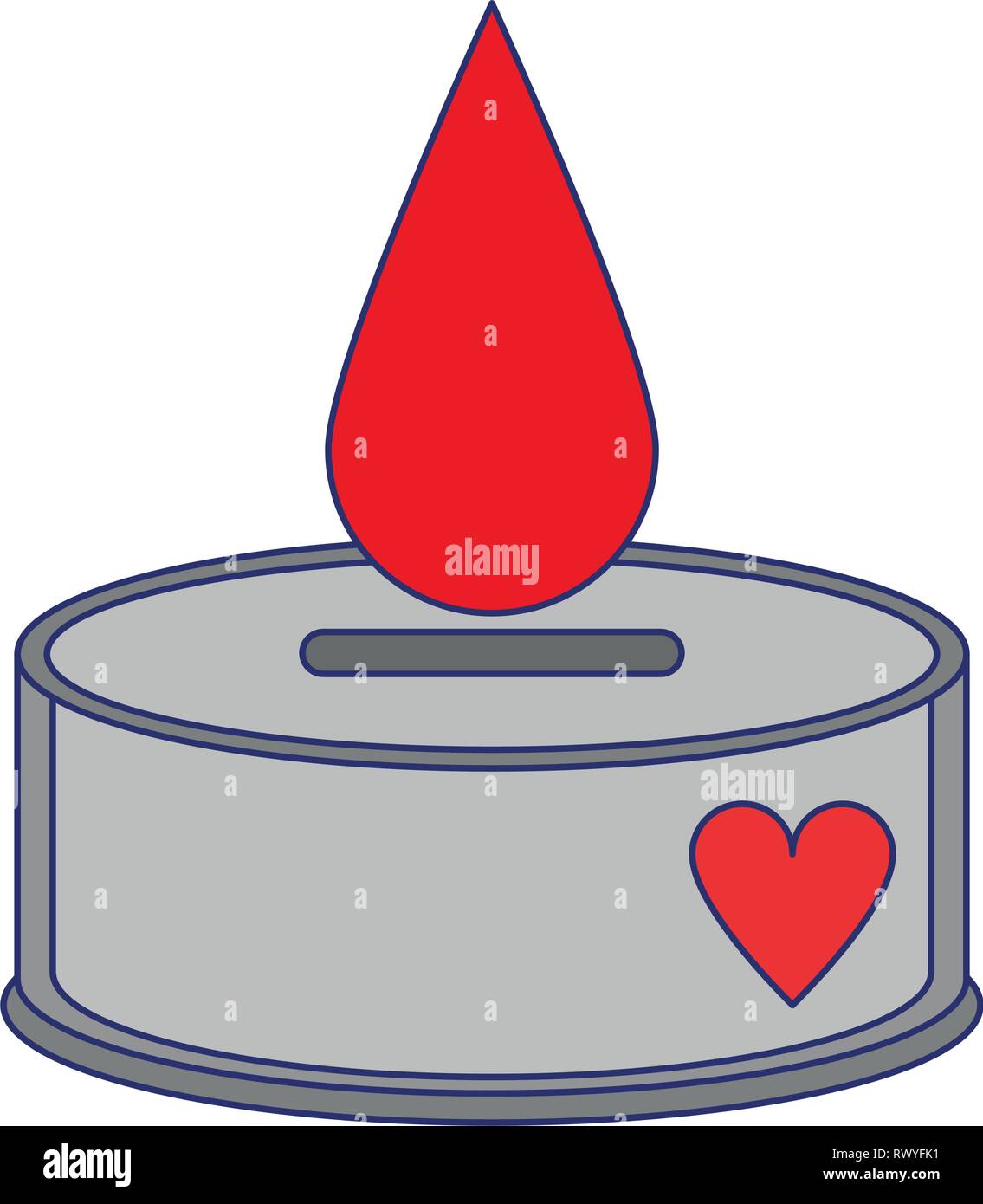 blood drop saving box symbol Stock Vector Image & Art - Alamy