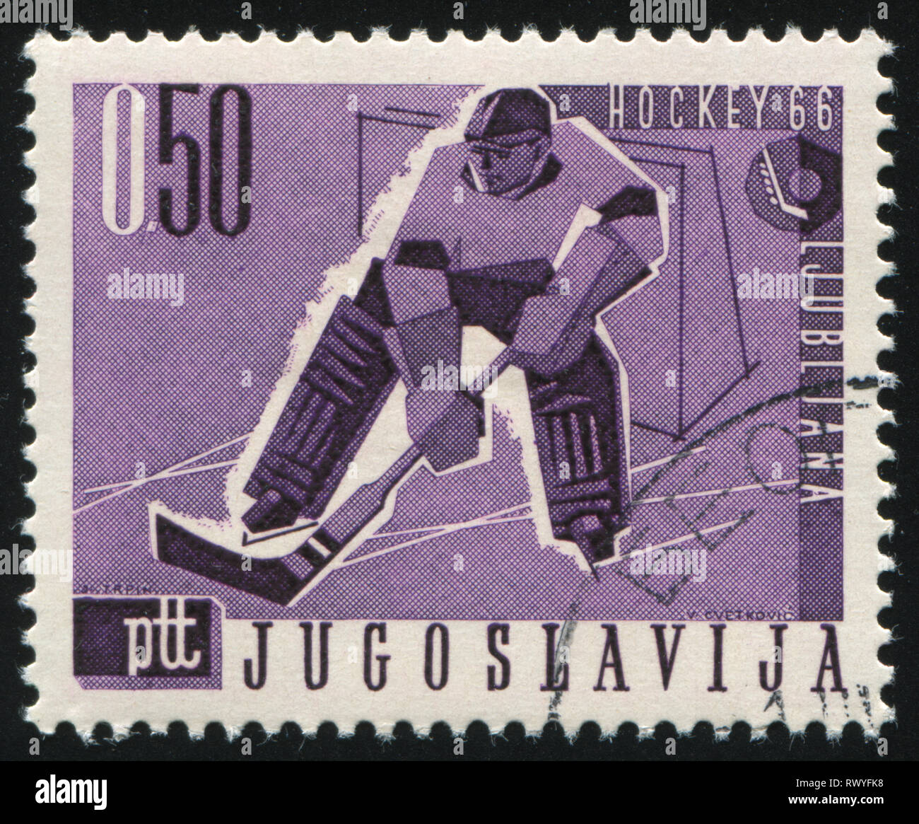 RUSSIA KALININGRAD, 12 NOVEMBER 2016: stamp printed by Yugoslavia ...