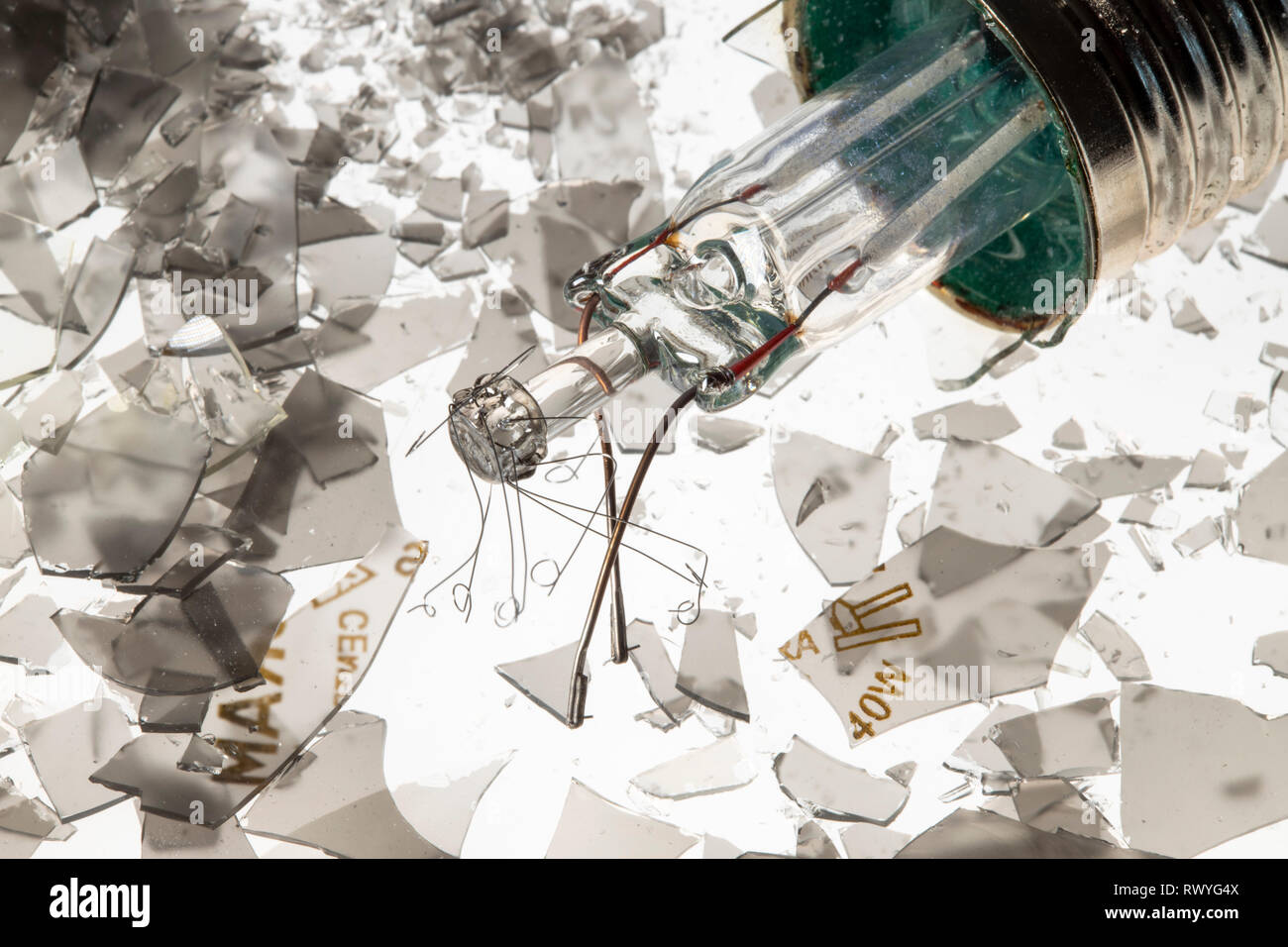 Blown out light bulb hi-res stock photography and images - Alamy