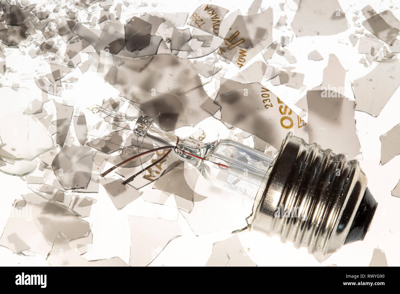 Blown out light bulb hi-res stock photography and images - Alamy