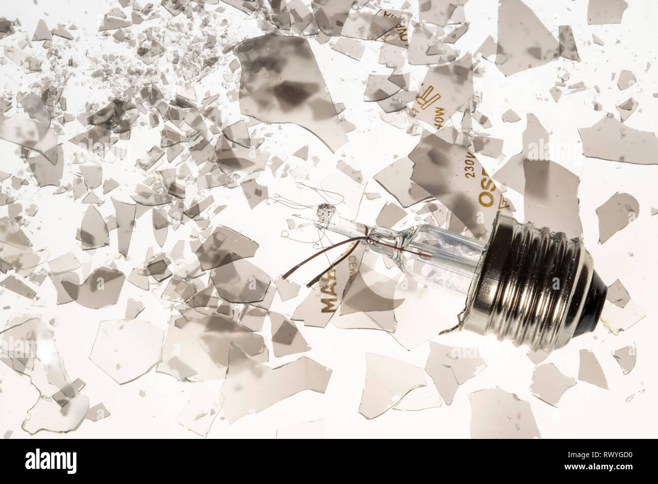 Blown out light bulb hi-res stock photography and images - Alamy