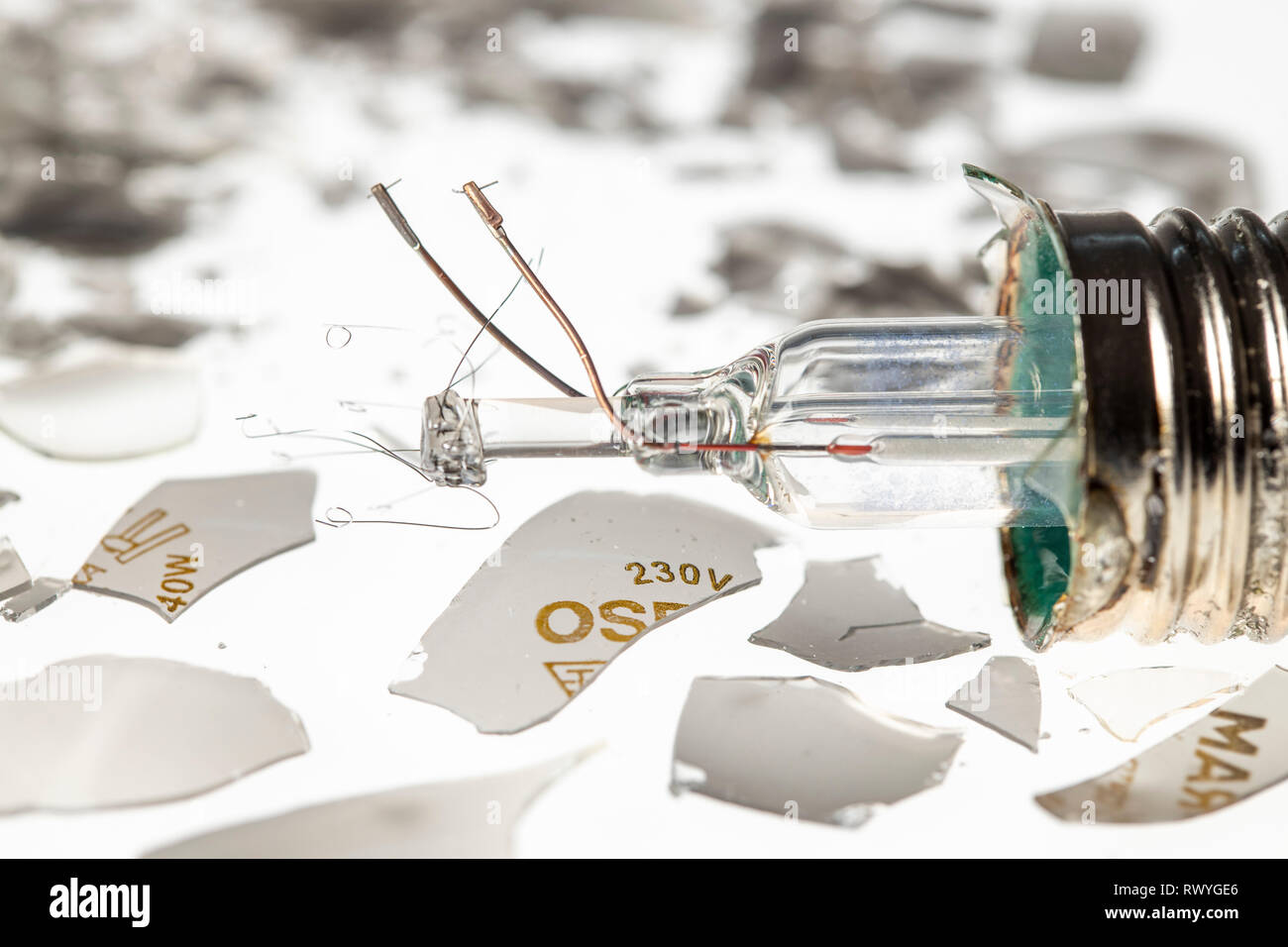 Blown out light bulb hi-res stock photography and images - Alamy