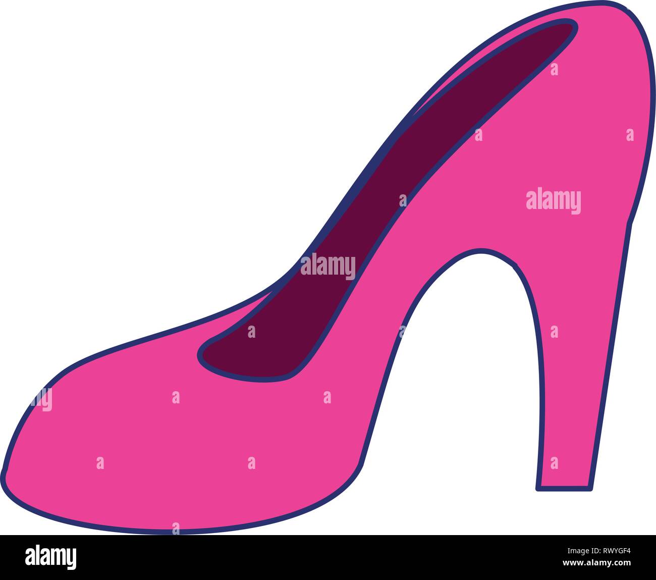 fashion high heel isolated Stock Vector Image & Art - Alamy