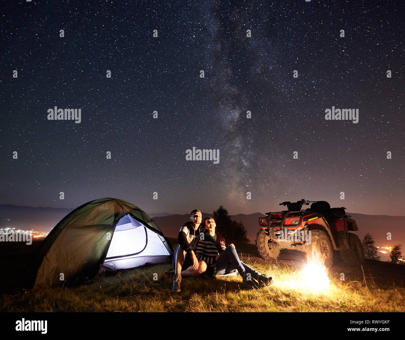 Atv quad fire hi-res stock photography and images - Alamy