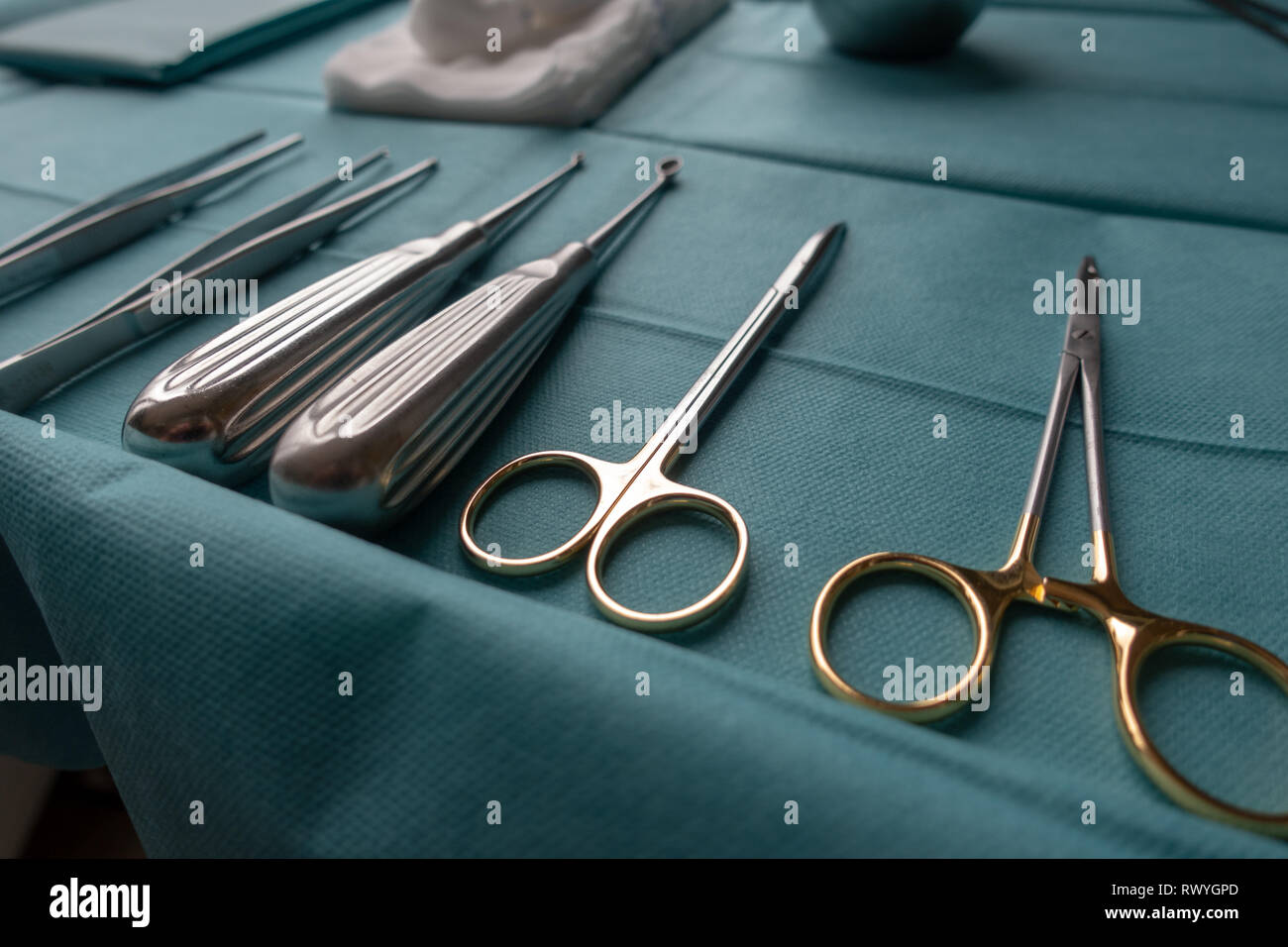surgery instruments in reprocessing Stock Photo - Alamy