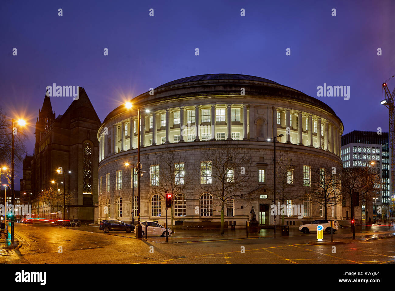 Rotunda domed structure grade II* listed Manchester Central Library ...