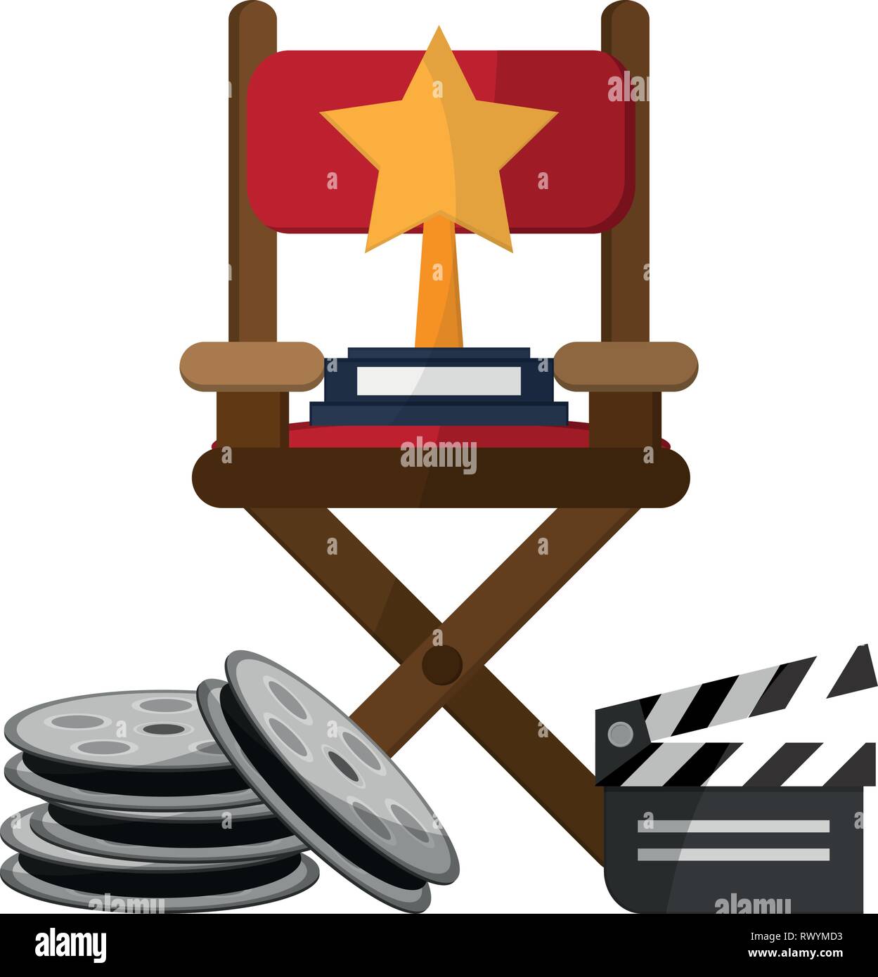 Film reels cinema Stock Vector Images - Alamy