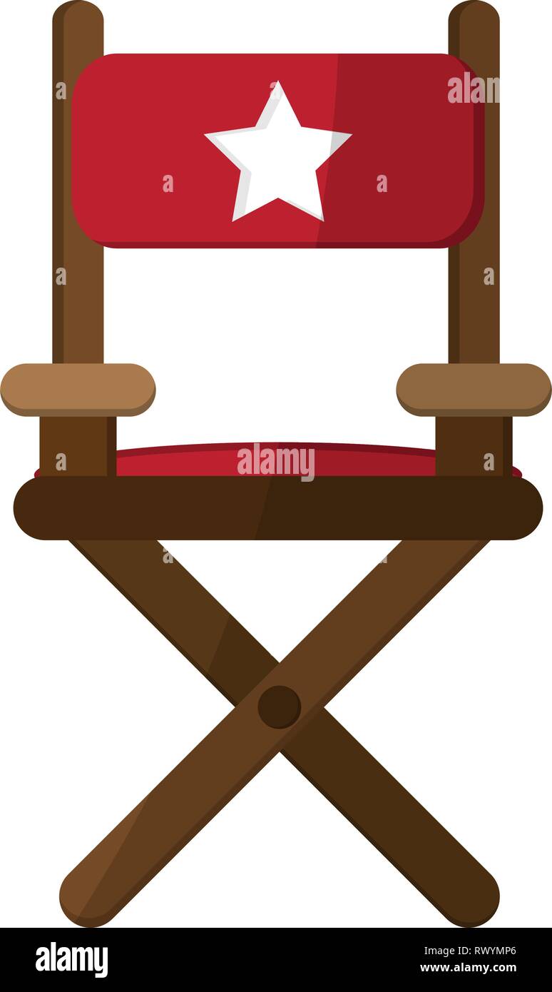 cinema directors chair isolated Stock Vector Image & Art - Alamy