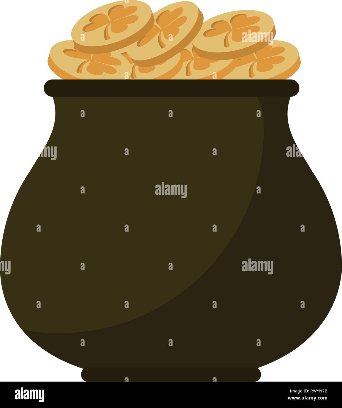 coins pot cartoon isolated Stock Vector Image & Art - Alamy