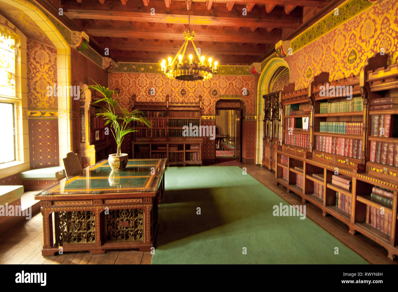 Cardiff castle interior hi-res stock photography and images - Alamy