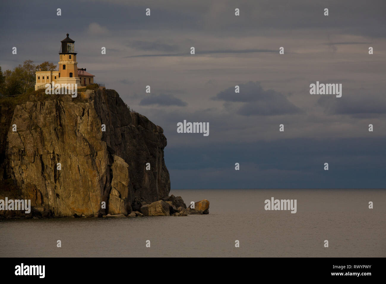 Split Rock Lighthouse State Park, Lake County, Minnesota, USA Stock ...