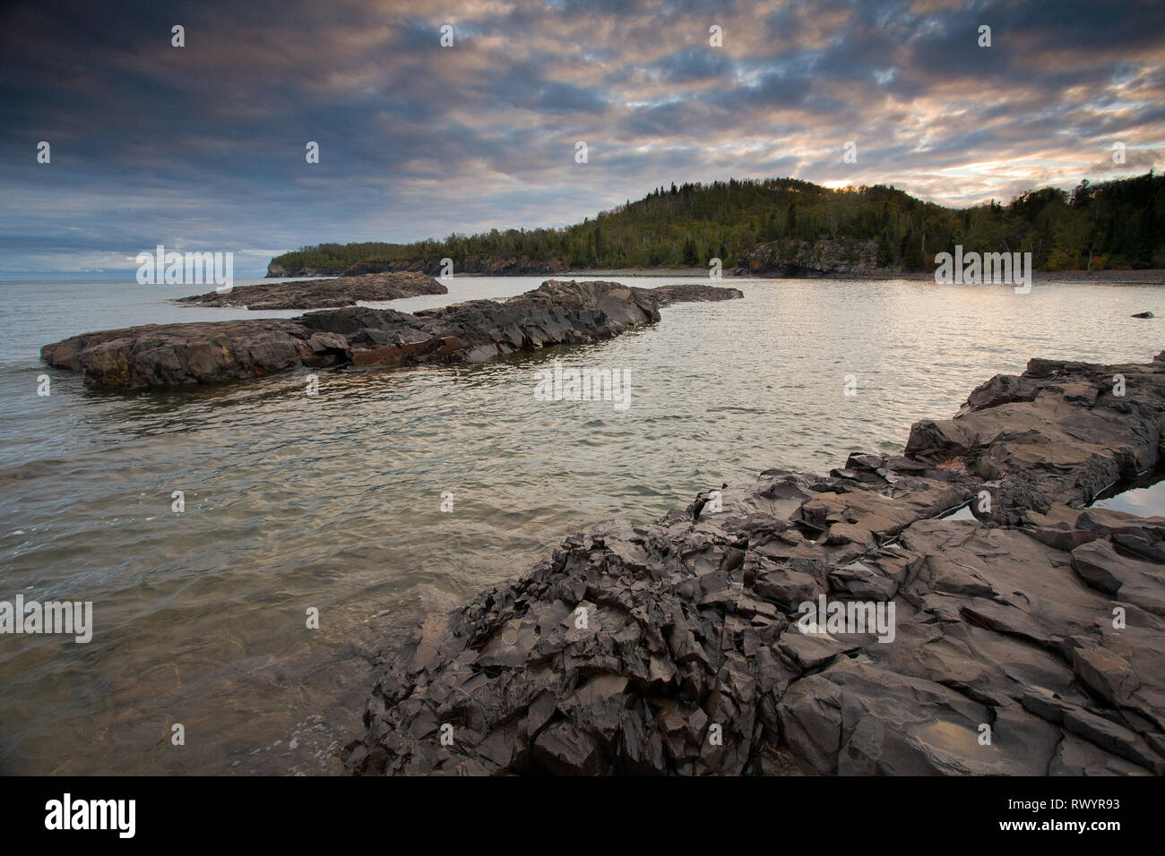 Split Rock Lighthouse State Park, Lake County, Minnesota, USA Stock ...