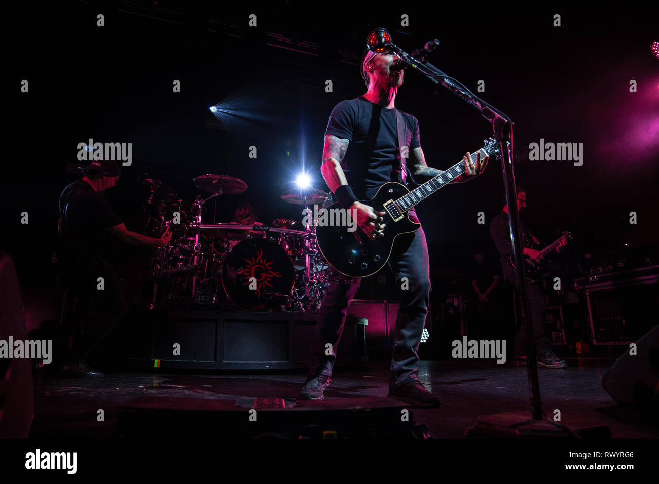 Godsmack live at o2 ritz Manchester febuary 2019 Stock Photo - Alamy