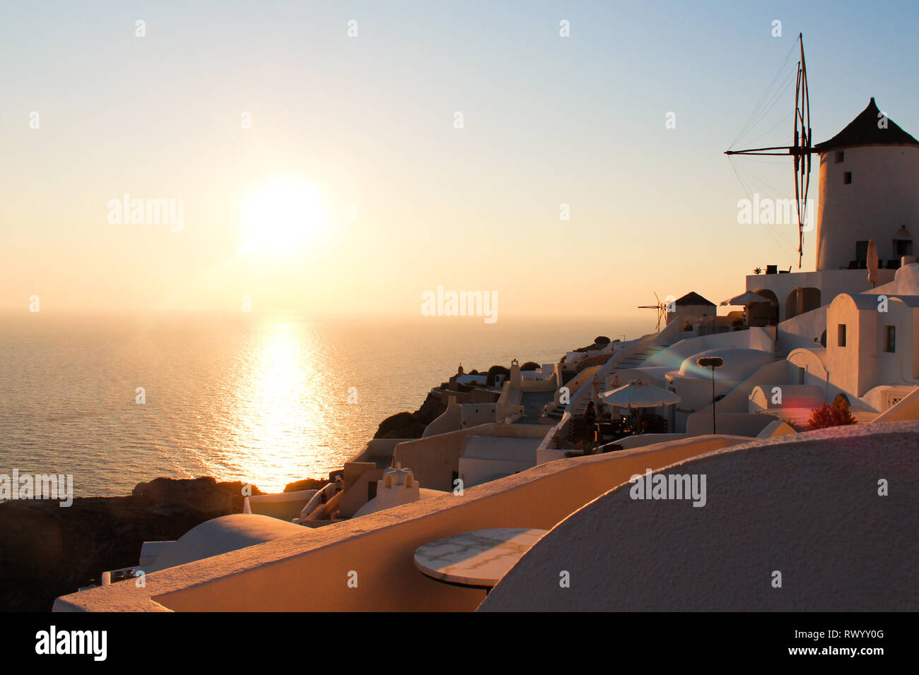 Castle ruins santorini hi-res stock photography and images - Alamy