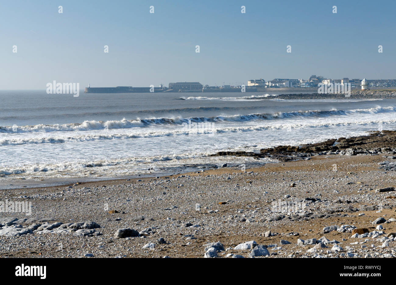 Porthcawl trecco bay hi-res stock photography and images - Alamy