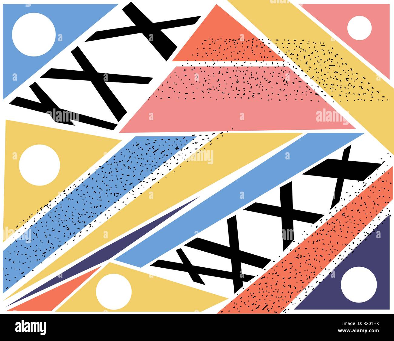 geometric shapes color print background pattern for design Stock Vector ...
