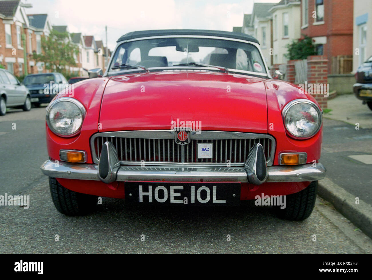 1971 MGB Roadster red convertible Stock Photo - Alamy