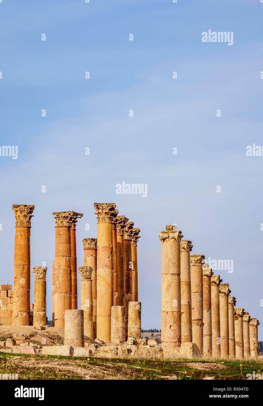 Jerash Ruins, Jerash Governorate, Jordan, Asia Stock Photo - Alamy
