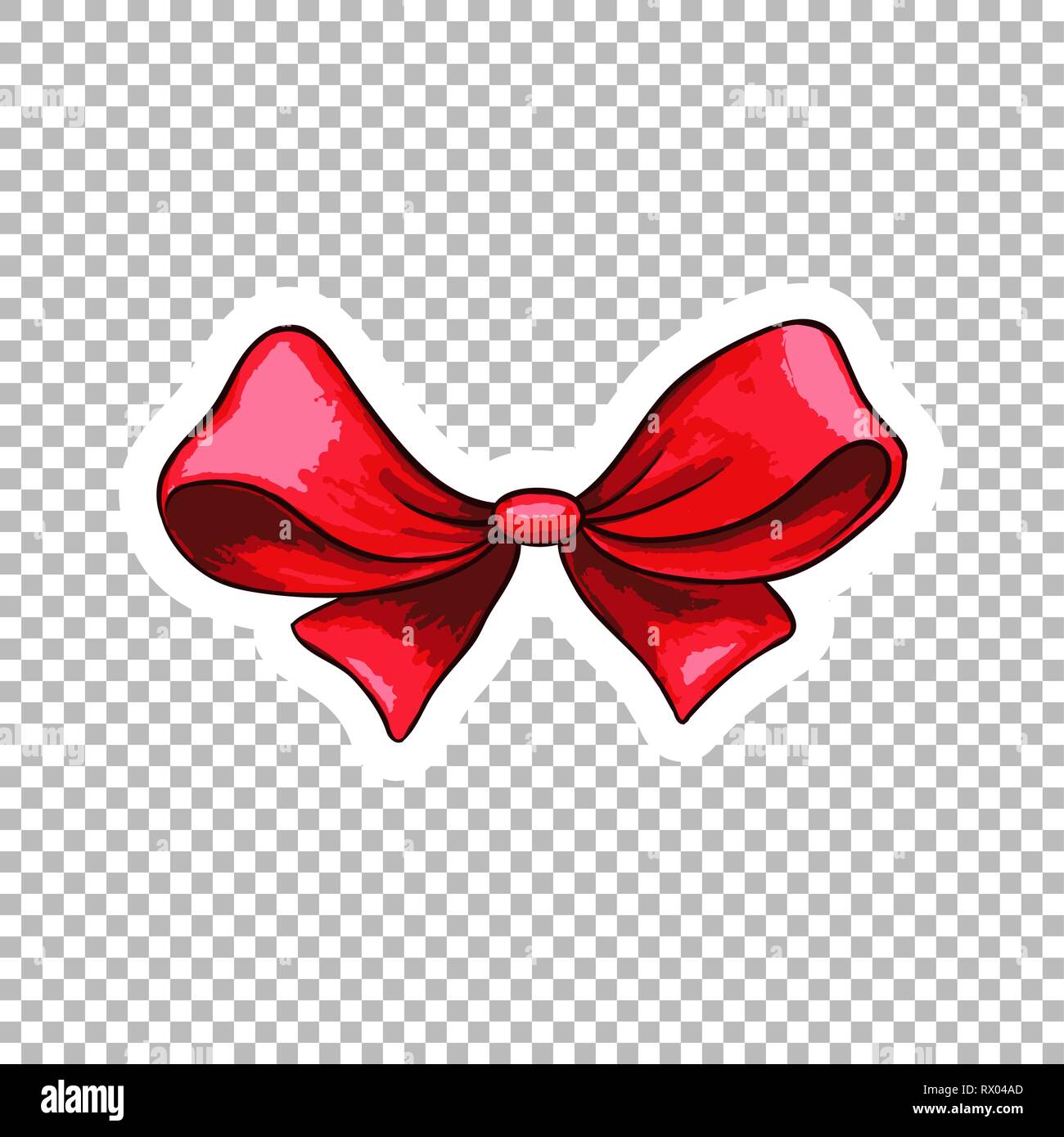 Red Bow Clipart No Background