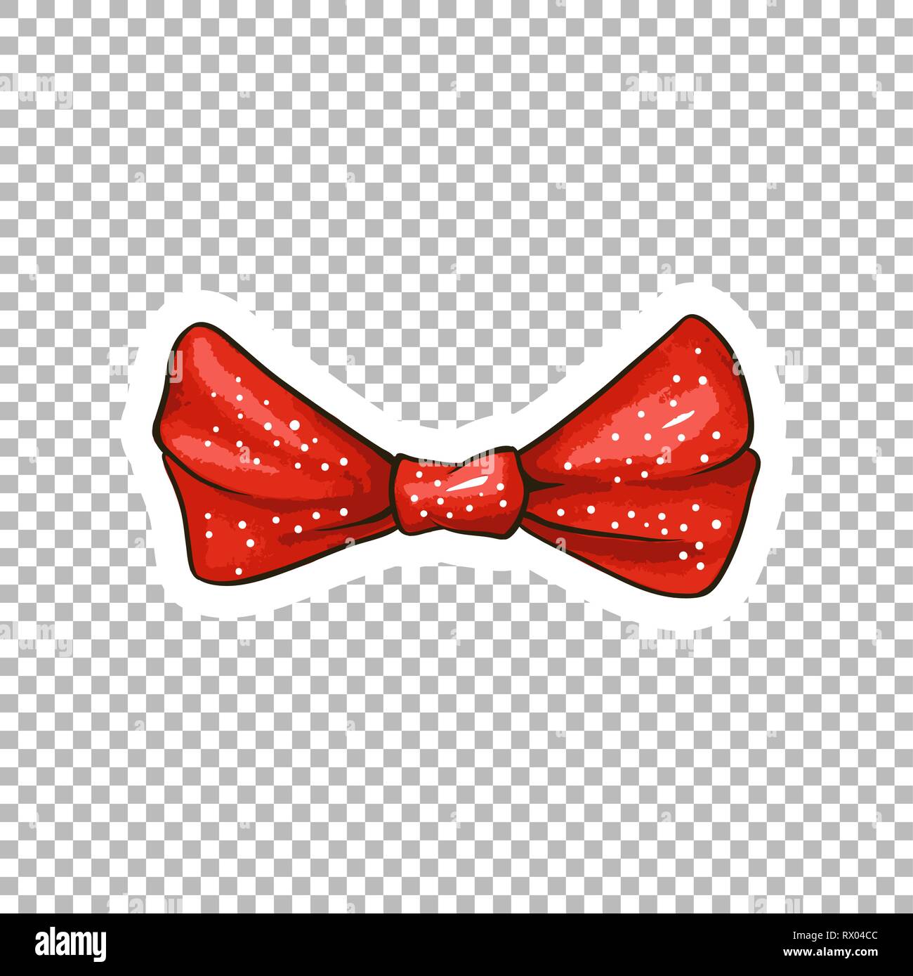 Red Bow Tie Drawing