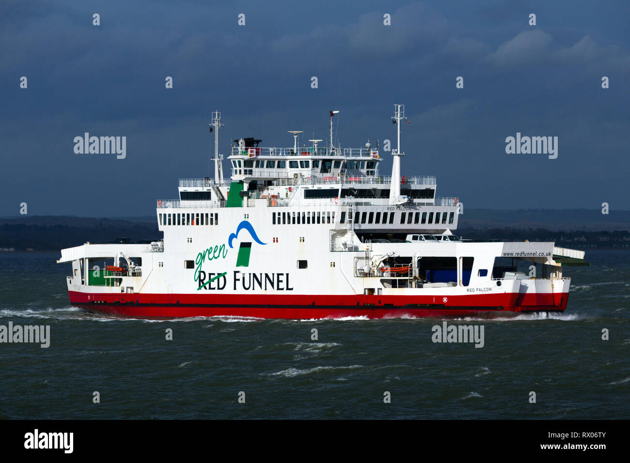 Red falcon red funnel hi-res stock photography and images - Alamy