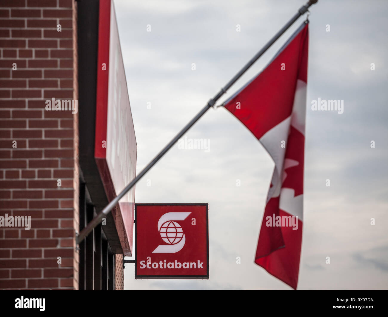 Scotiabank logo hi-res stock photography and images - Alamy