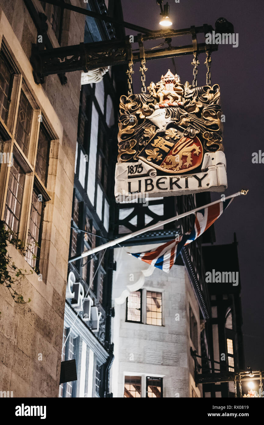 Liberty department store march hi-res stock photography and images - Alamy