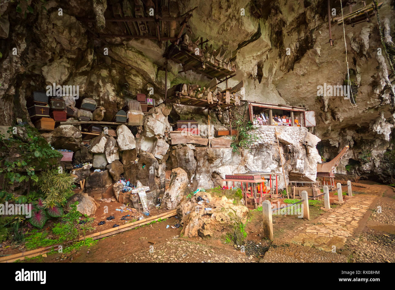 Londa Burial Caves - The Tombstone in Tana Toraja Regency, South ...