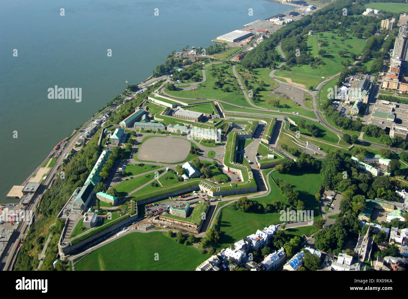 Citadelle quebec aerial view hi-res stock photography and images - Alamy