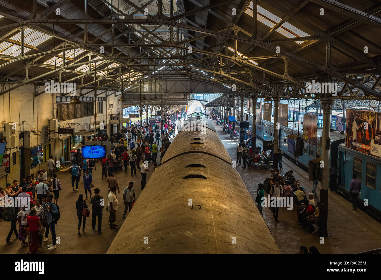 Fort Railway Station Colombo Sri Lanka High Resolution Stock ...