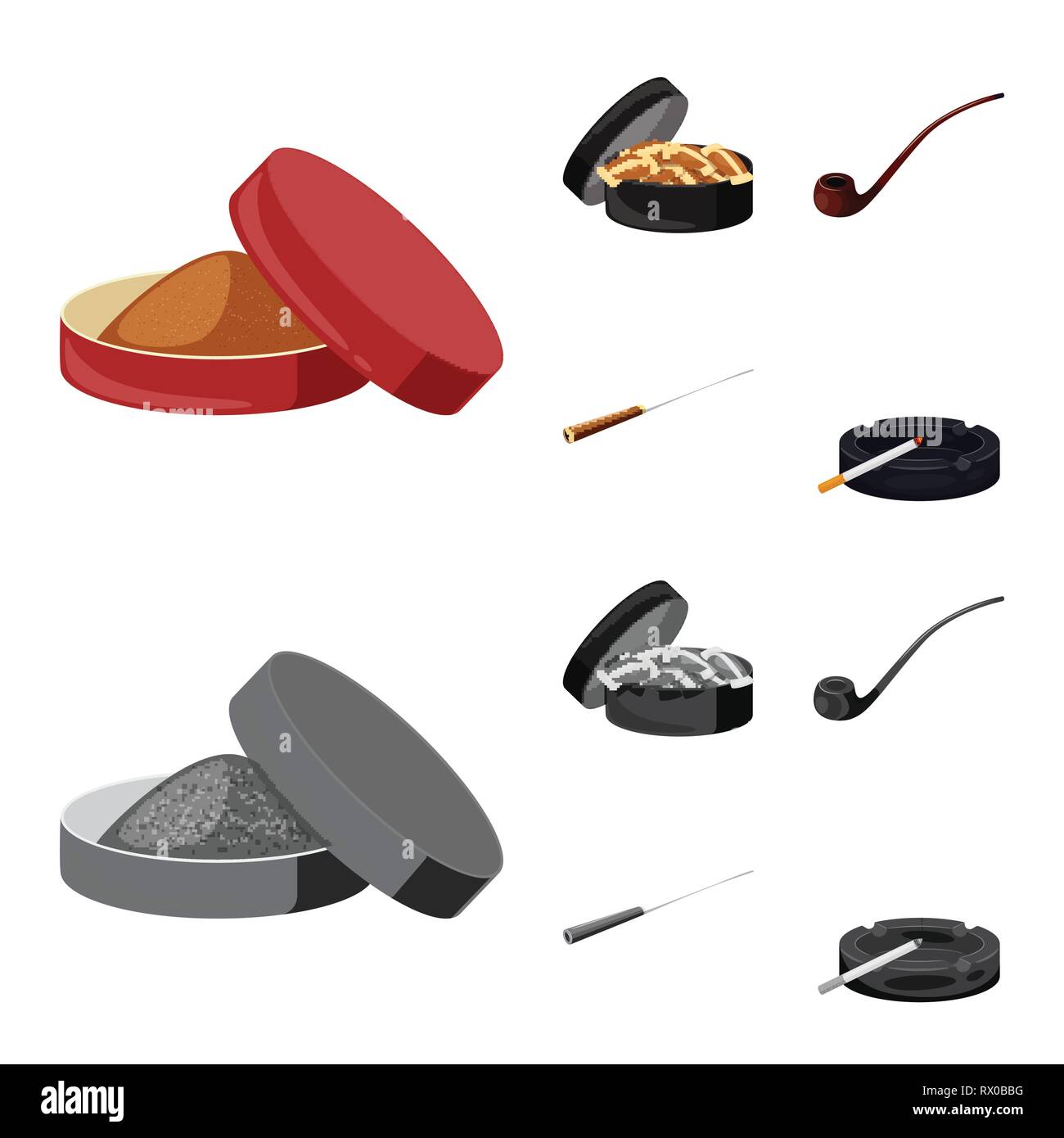 Retro snuff illustration Cut Out Stock Images & Pictures - Alamy