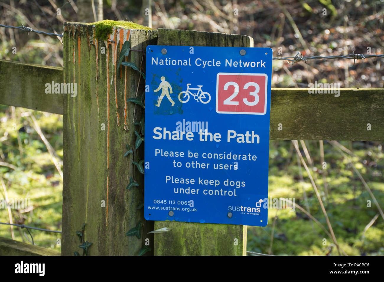 National cycle network route hi-res stock photography and images - Alamy