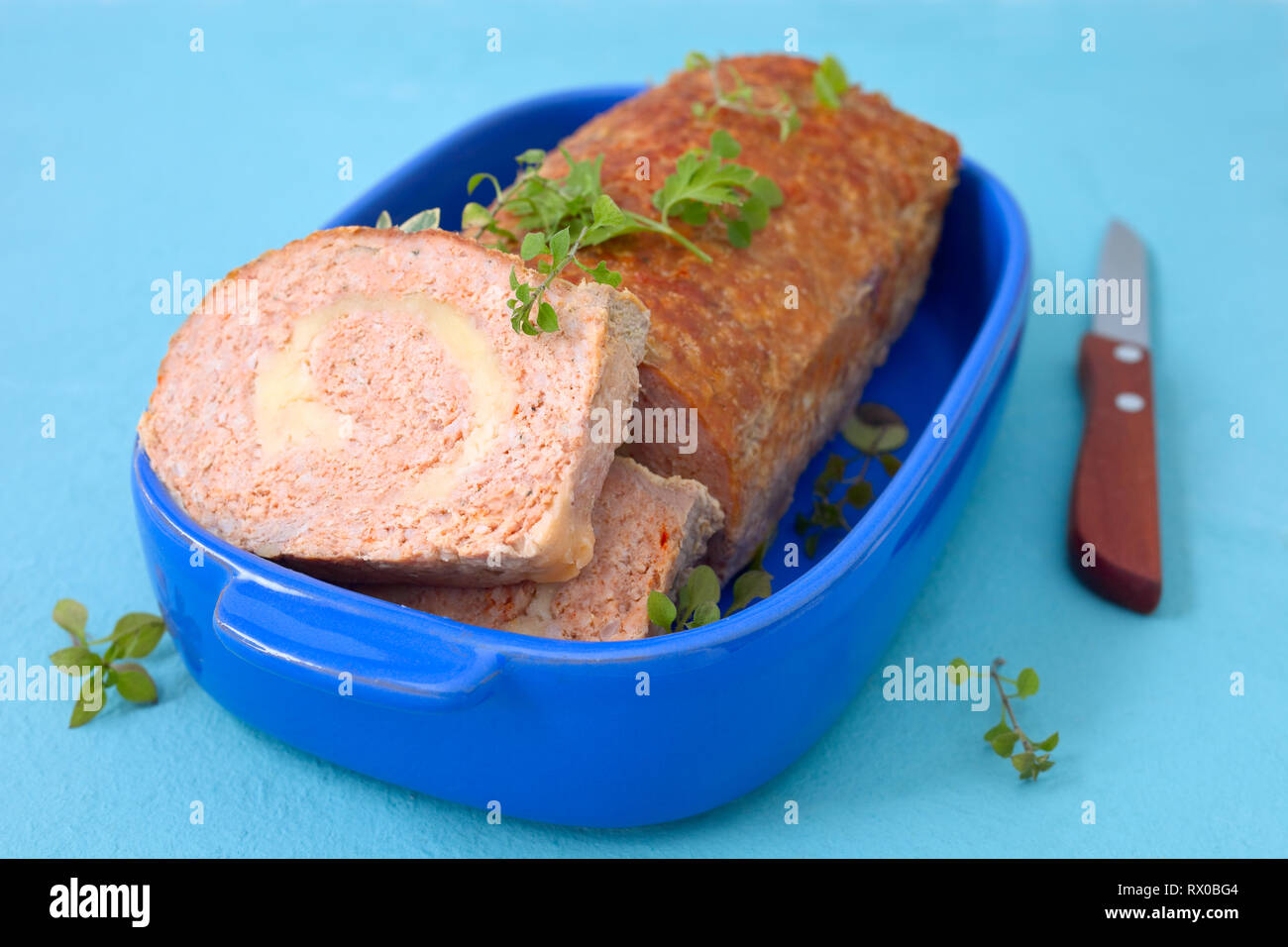 Minced meat loaf hi-res stock photography and images - Alamy