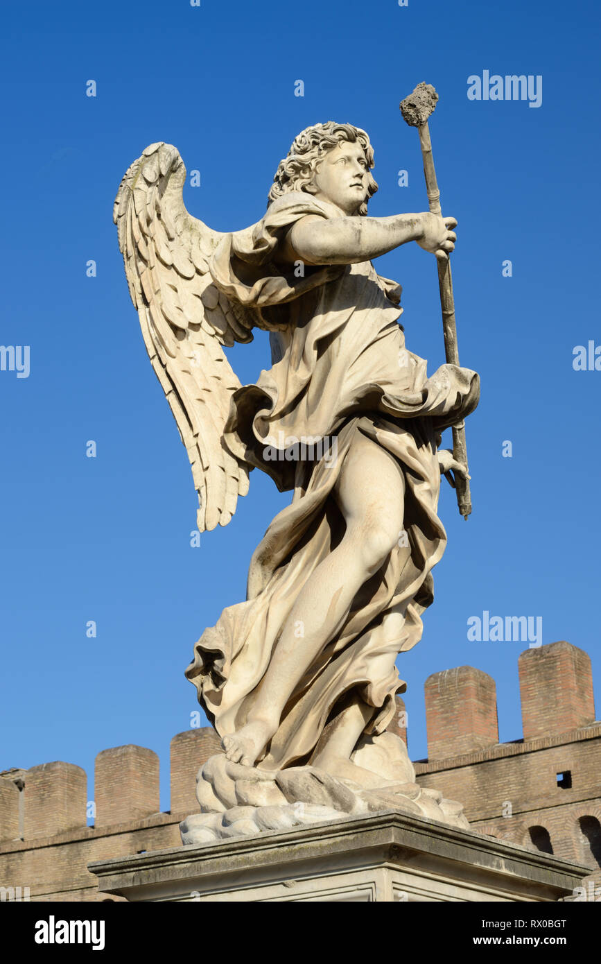 Angel with Holy Sponge, c17th Statue by Antonio Giorgetti, on Sant ...