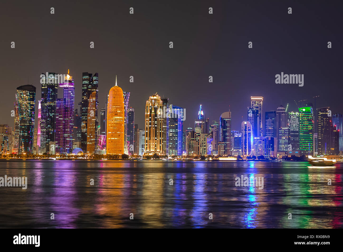 Qatar panorama hi-res stock photography and images - Alamy