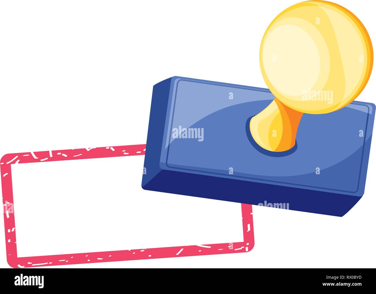 Work stamper Stock Vector Images - Alamy