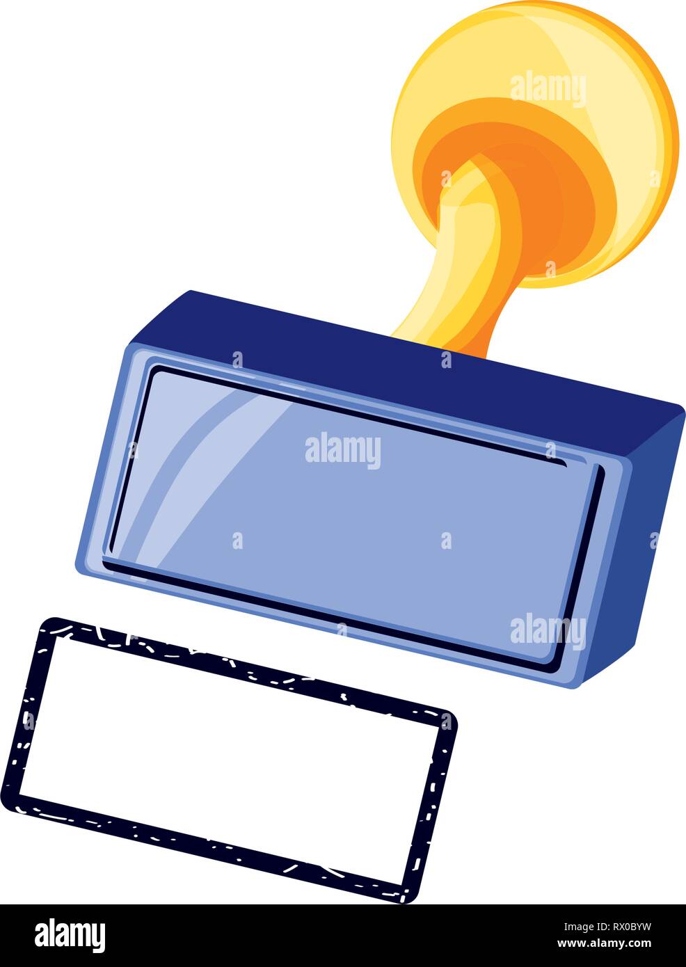 Work stamper Stock Vector Images - Alamy